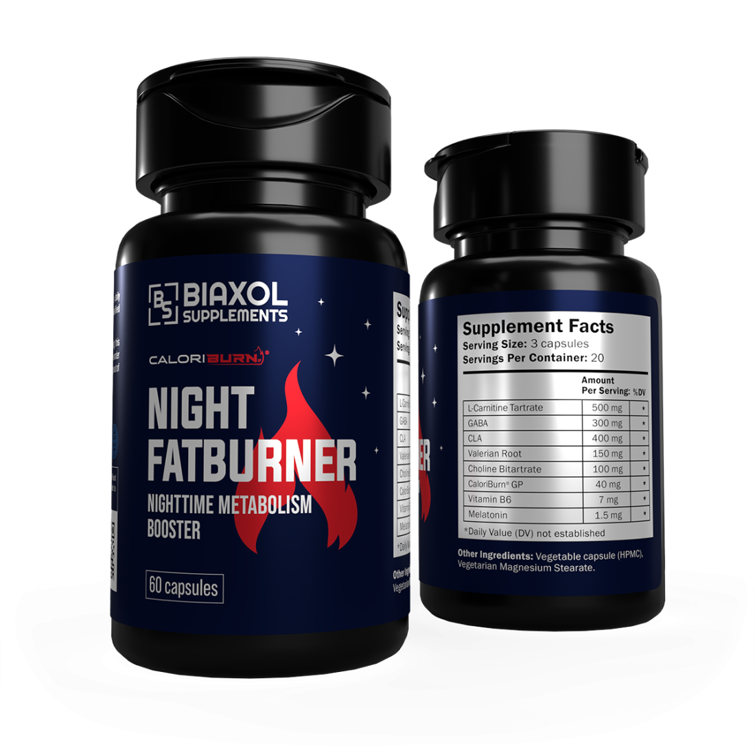 Night Fat Burner Capsules Biaxol - DeusChem